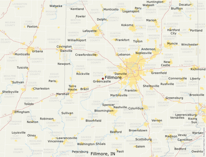 Mapa De Fillmore, California