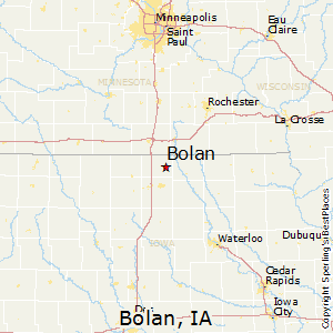 Bolan,Iowa Map