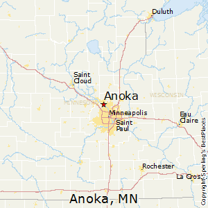 Anoka County Mn Map