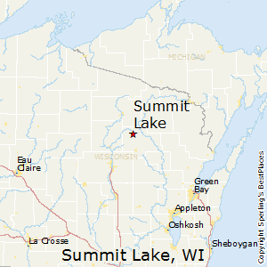 Summit_Lake,Wisconsin Map