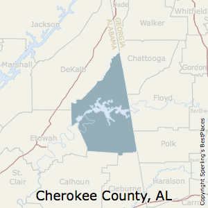 Cherokee County, Alabama Climate