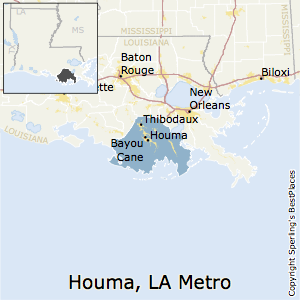 Best Places to Live in Houma-Thibodaux Metro Area, Louisiana