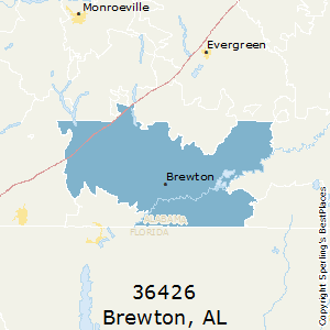 Brewton (zip 36426), AL