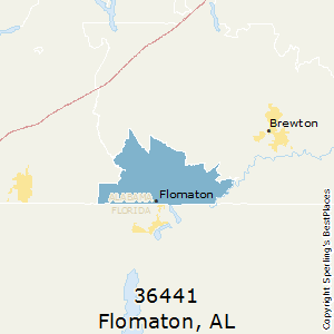 Flomaton (zip 36441), AL