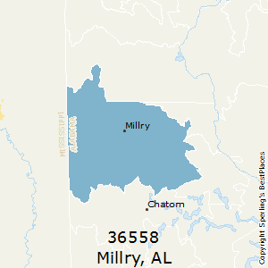 Millry (zip 36558), AL