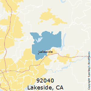 Lakeside (zip 92040), CA