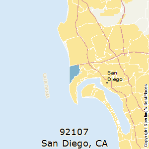 San Diego (zip 92107), CA