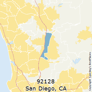 San Diego (zip 92128), CA