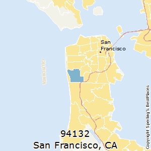 South San Francisco Zip Code Map - Map