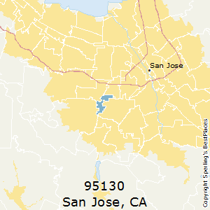San Jose Map By Zip Code