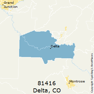 Delta Colorado Map