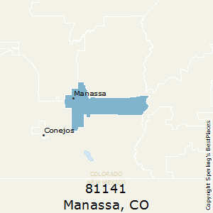 Manassa (zip 81141), CO
