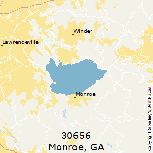 Best Places to Live in Monroe (zip 30656), Georgia
