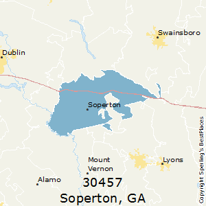 Soperton (zip 30457), GA