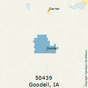Goodell (zip 50439), IA