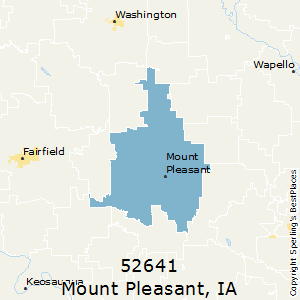 Mount Pleasant (zip 52641), IA