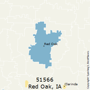 Red Oak (zip 51566), IA