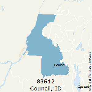 Council (zip 83612), ID