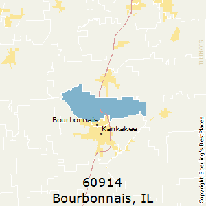 Bourbonnais (zip 60914), IL
