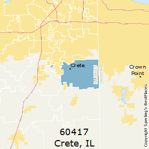 Crete (zip 60417), IL