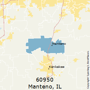 Manteno (zip 60950), IL