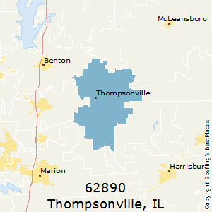 Thompsonville (zip 62890), IL