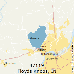 Floyds Knobs (zip 47119), IN
