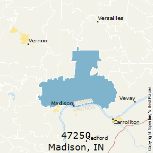 Madison County Zip Code Map - Map