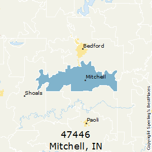 Mitchell (zip 47446), IN