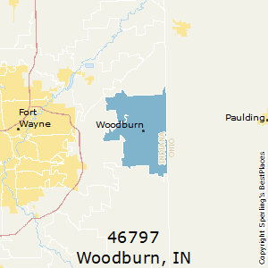 Woodburn (zip 46797), IN