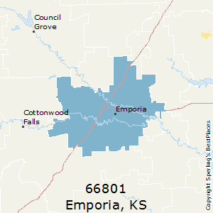 Emporia (zip 66801), KS