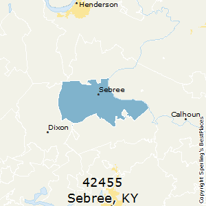 Sebree (zip 42455), KY