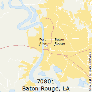 Baton Rouge (zip 70801), LA