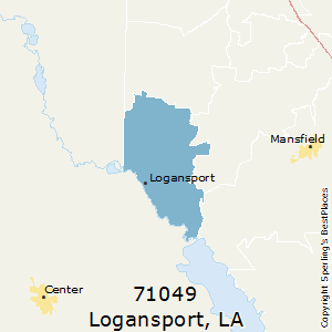 Logansport (zip 71049), LA
