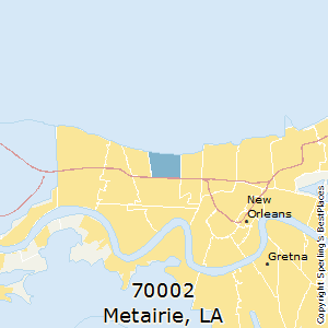 Metairie (zip 70002), LA