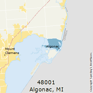 Algonac (zip 48001), MI