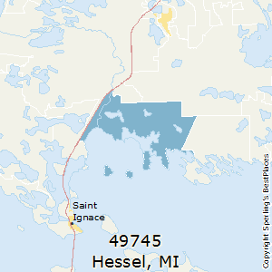 Hessel (zip 49745), MI