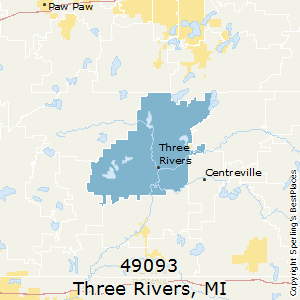 Three Rivers (zip 49093), MI