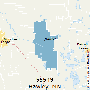Hawley (zip 56549), MN