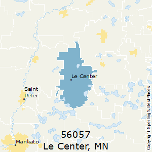 Le Center (zip 56057), MN