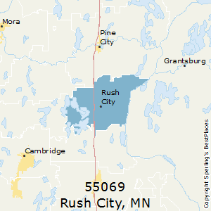 Rush City (zip 55069), MN