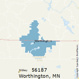 Worthington (zip 56187), MN