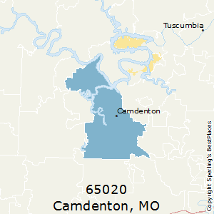 Camdenton (zip 65020), MO