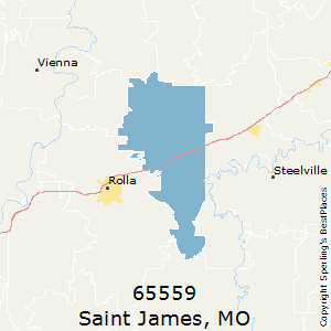 Saint James (zip 65559), MO