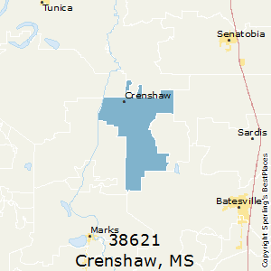 Crenshaw (zip 38621), MS