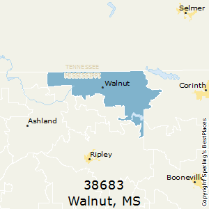 Walnut (zip 38683), MS