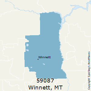 Winnett (zip 59087), MT