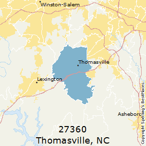 Thomasville (zip 27360), NC