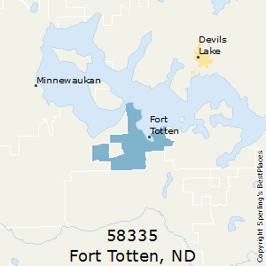 Fort Totten (zip 58335), ND
