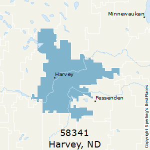 Harvey (zip 58341), ND